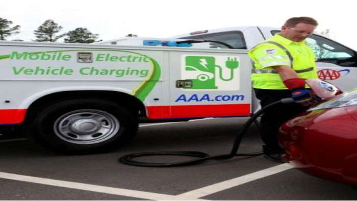 AAA trucks ready to revive depleted EV batteries